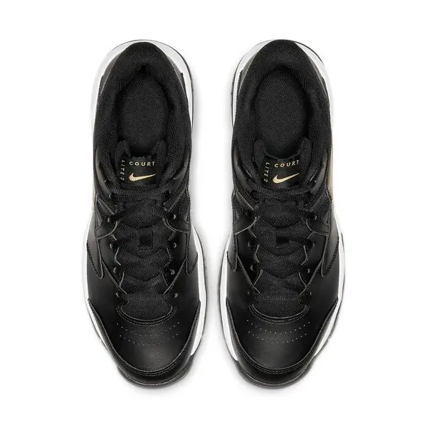 Nike Court Lite 2 Low Top Sneakers - Black/gold