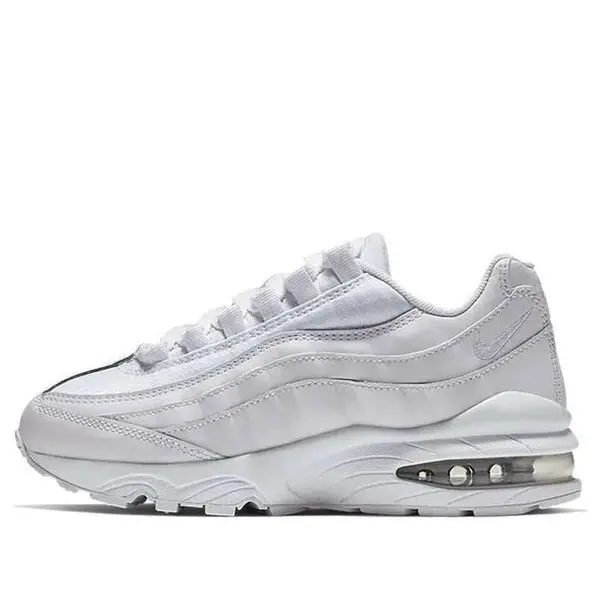 Nike Max 95 Metallic Silver Sneakers - White