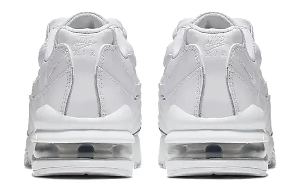 Nike Max 95 Metallic Silver Sneakers - White