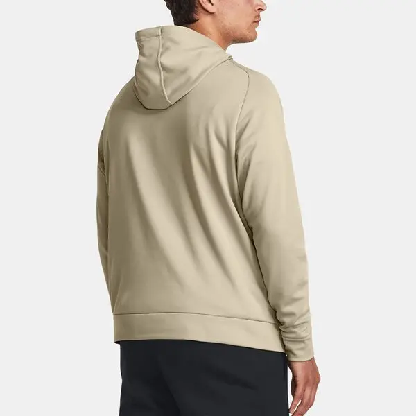 Under Armour Fleece Logo Hoodie - Beige/black