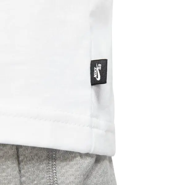 Nike Skateboard Big Logo Short Sleeve T-shirt - White