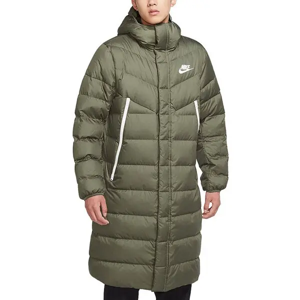 Nike Hooded Down Mid-length Jacket