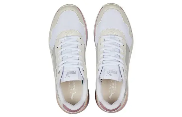 PUMA R78 Voyage Low Top Sneakers - White/gray/pink