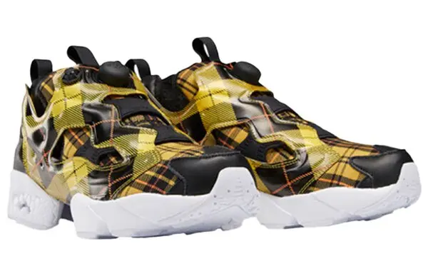 REEBOK Opening Ceremony X Instapump Fury Og " Plaid" Sneakers - Yellow