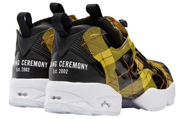 REEBOK Opening Ceremony X Instapump Fury Og " Plaid" Sneakers - Yellow