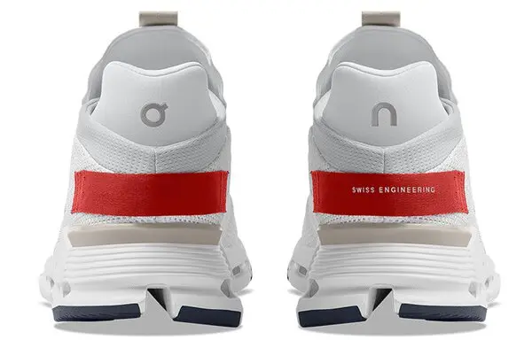 On Cloudnova Sneakers - White/red