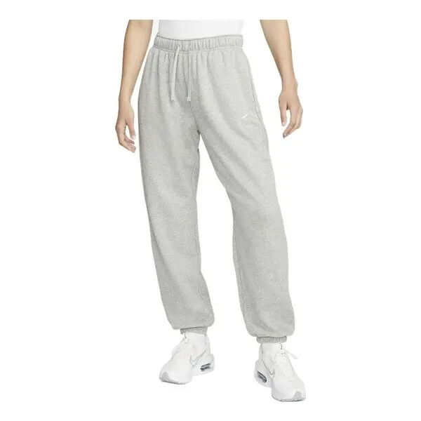 Nike Club Oversized Fleece Sweatpants - Grey