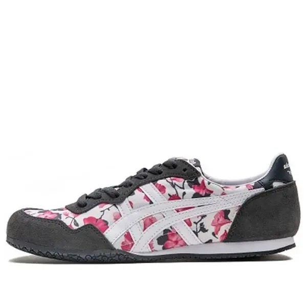 Onitsuka Tiger Serrano Floral Sneakers - Black/pink