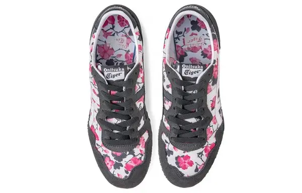 Onitsuka Tiger Serrano Floral Sneakers - Black/pink