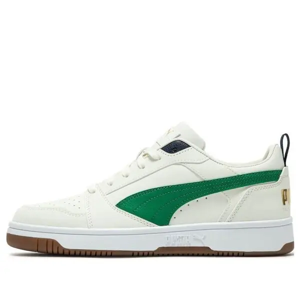 PUMA Rebound V6 Low Sneakers - White/green