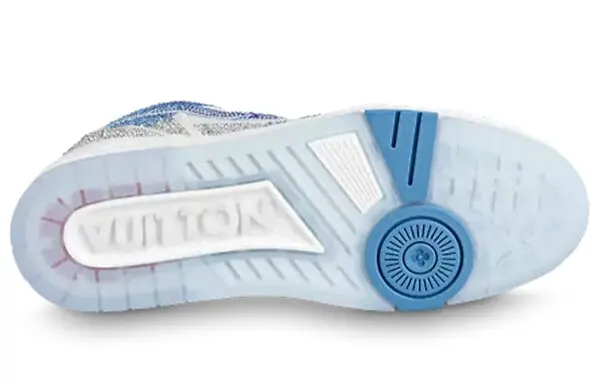 LOUIS VUITTON Trainer Sneakers With Embellished Crystals