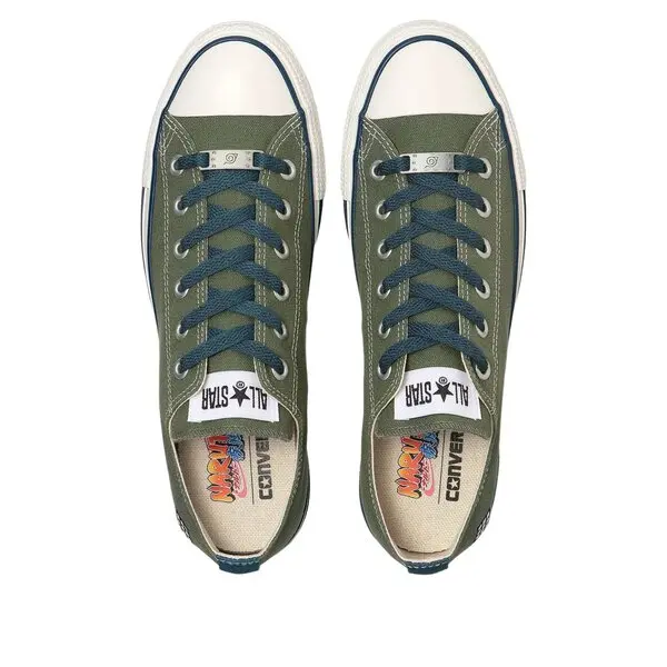 CONVERSE X Naruto Shippuden Chuck Taylor All Star Ox 'kakashi - Green/navy