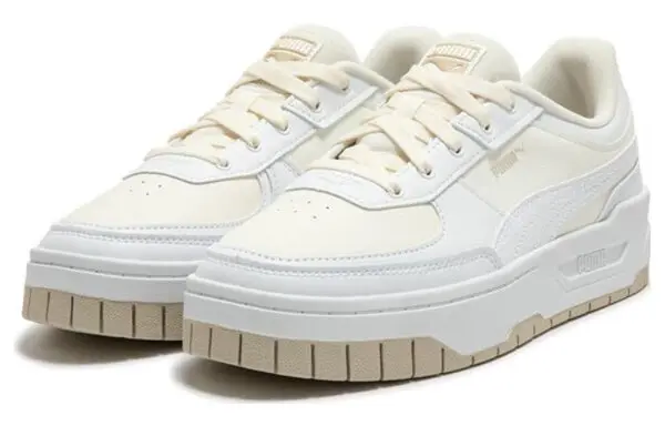 PUMA Cali Dream Leather Platform Sneakers - White