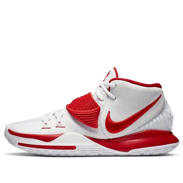 Nike Kyrie 6 Tb Ep Basketball Sneakers - White/red
