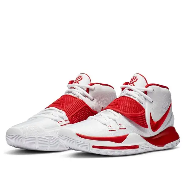Nike Kyrie 6 Tb Ep Basketball Sneakers - White/red