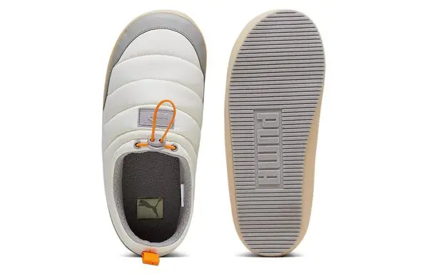 PUMA Tuff Padded Plus Slip-on Sneakers - White/grey