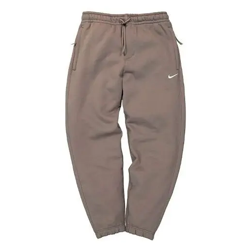 Nike Lab Collection Embroidered Logo Casual Sports Pants/trousers/joggers Light - Brown