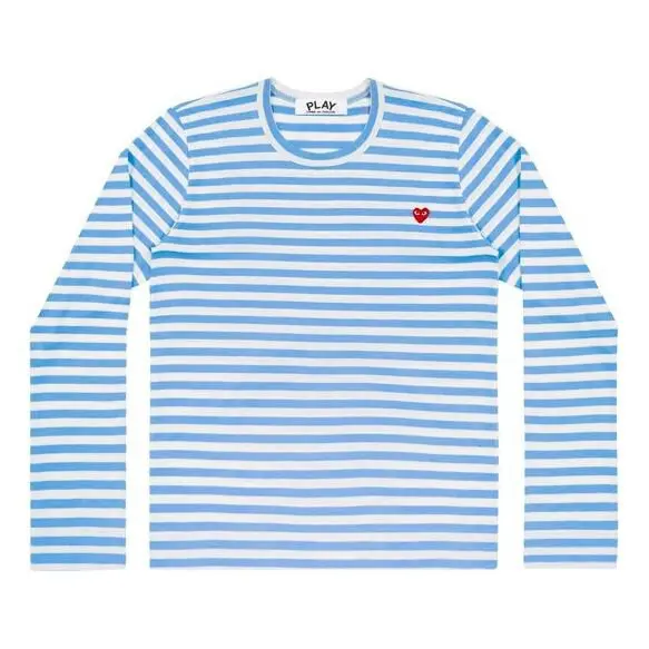 Play Comme Des Garcon Striped Long Sleeve T-shirt
