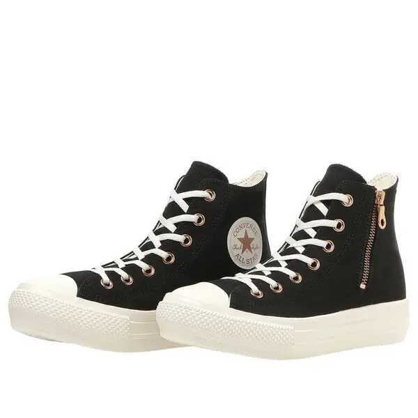 CONVERSE Chuck Taylor All Star Light Platform Zip High Top Sneakers