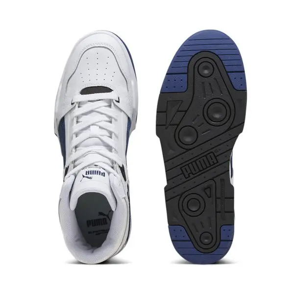 PUMA Slipstream High Top Sneakers - White/navy
