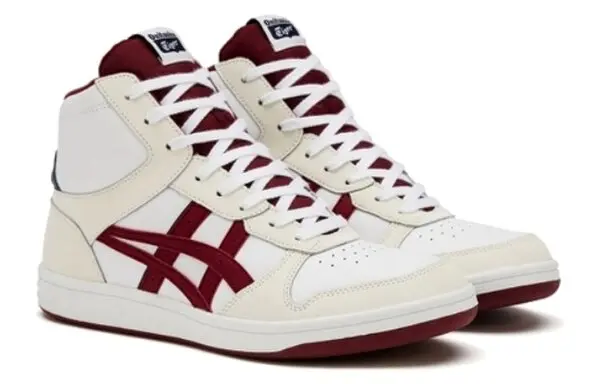 Onitsuka Tiger Buzzer Trainer High Top Sneakers - White/red
