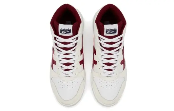 Onitsuka Tiger Buzzer Trainer High Top Sneakers - White/red