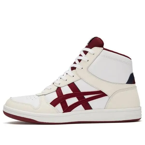 Onitsuka Tiger Buzzer Trainer High Top Sneakers - White/red