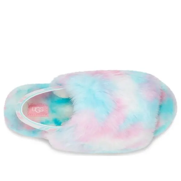 UGG Fluff Yeah Slide - Blue/pink