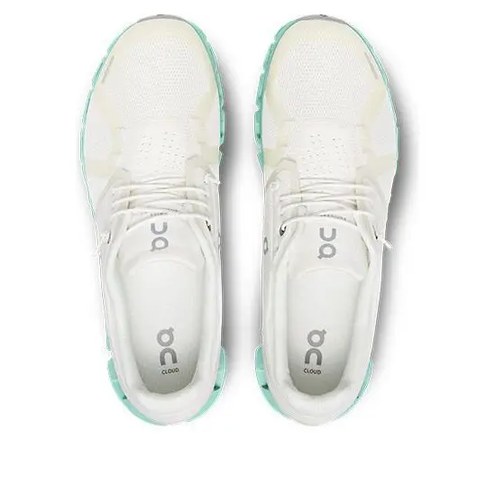 On Cloud 5 Sneakers - White/green