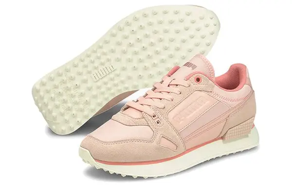 PUMA Mile Rider "chrome Desert Peachskin" Low Top Sneakers - Pink