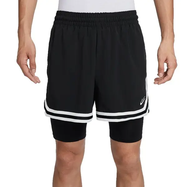 Nike Kevin Durant 4" Dna 2-in-1 Basketball Shorts - Black/black/sail