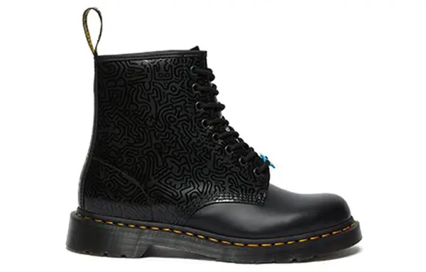 Dr. Martens Keith Haring X 1460 Lace Up Boots - Black