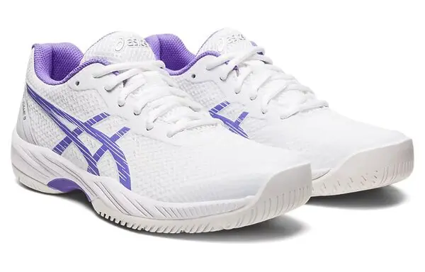 Asics Gel Game Tennis Shoes - White/purple