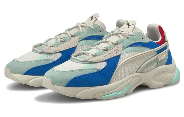 PUMA Rs-connect Buck Sneakers - Gray/blue/red