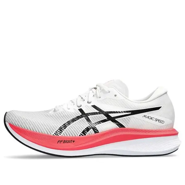 Asics Magic Speed 3 Athletic Sneakers - White/black