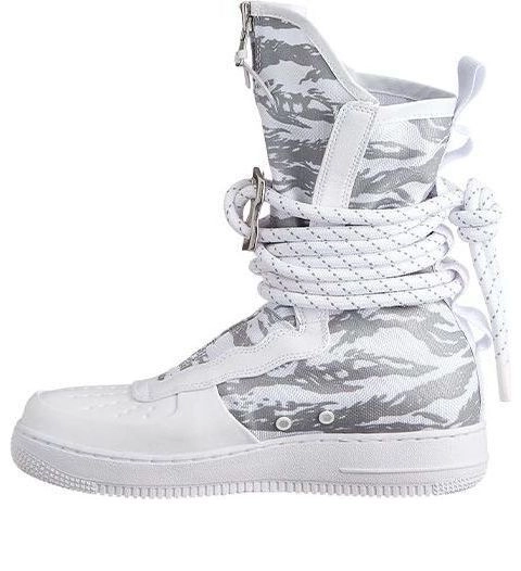 Nike Sf Air Force 1 High 'winter Camo - White
