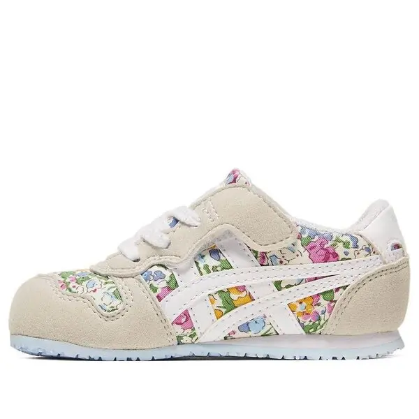 Onitsuka Tiger Serrano "beige Floral" Sneakers - Beige/floral