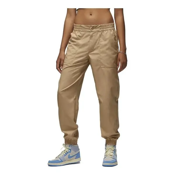 JORDAN Woven Trousers - Khaki