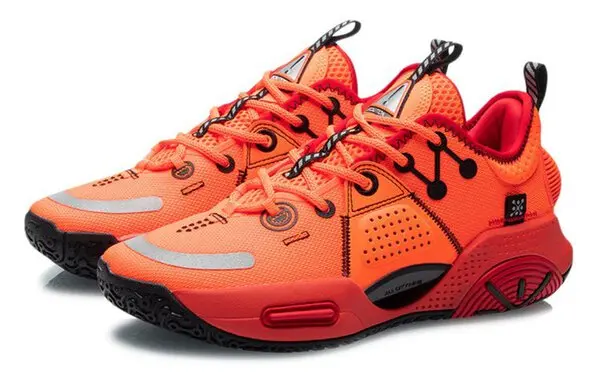 LI-NING Wade All City Athletic Sneakers - Orange