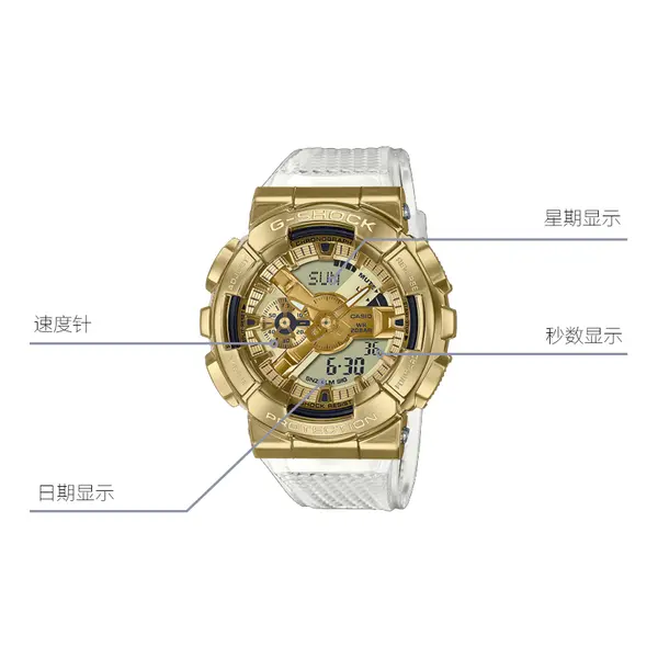 Casio G-shock Analog-digital Watch With -tone Accents