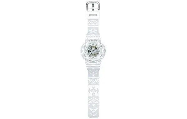 Casio Baby-g Ba-110tp-7a Analog-digital Watch - White