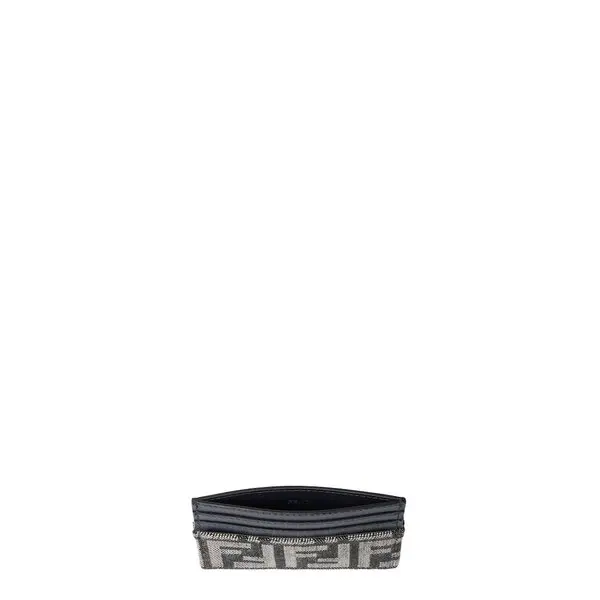 Fendi Ss26 Baguette Card Case - Dark Blue