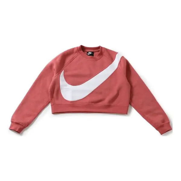 Nike Nsw Swoosh Crew Fleece Sweatshirt - Pink