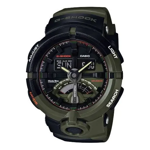 Casio G-shock Analog-digital Watch - Black/green