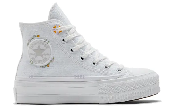 CONVERSE Chuck Taylor All Star Lift Platform High Top "autumn Embroidery