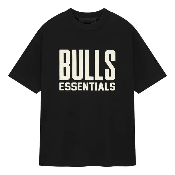 Fear Of God X Nba Bulls T-shirt - Black