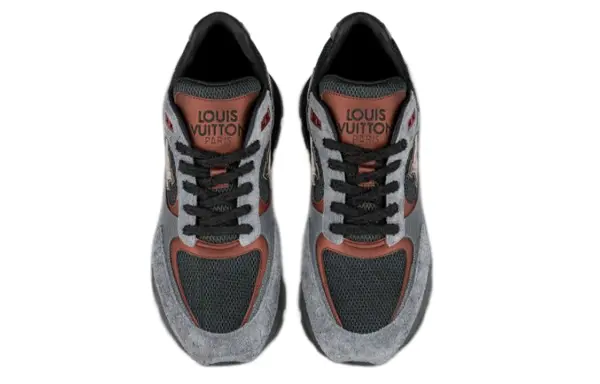 LOUIS VUITTON Run Away Sneakers - Grey/black/copper