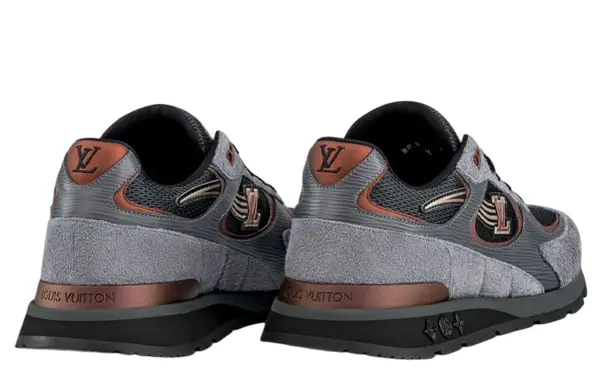 LOUIS VUITTON Run Away Sneakers - Grey/black/copper
