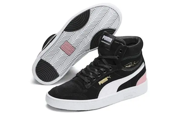 PUMA Ralph Sampson Mid Suede Black Bridal Rose