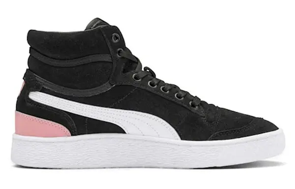 PUMA Ralph Sampson Mid Suede Black Bridal Rose